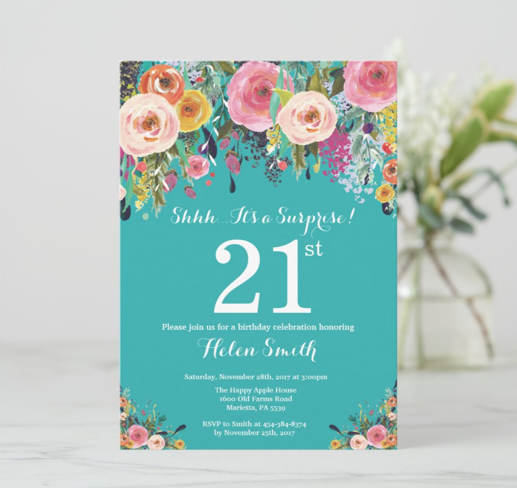 30 Brilliant 21st Birthday Party Invitation Ideas to Excite Your Guests