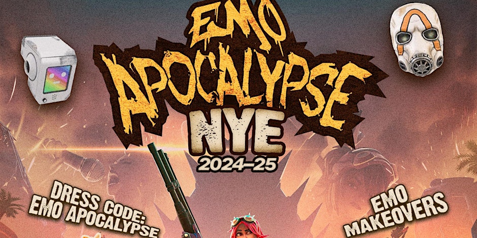 NYE Apocalypse - Emo Night - Perth New Years Eve 2024 - Style Events